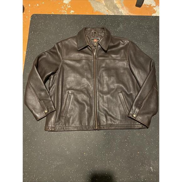 Member's Mark | Jackets & Coats | Vintage Mens Brown Leather Jacket ...